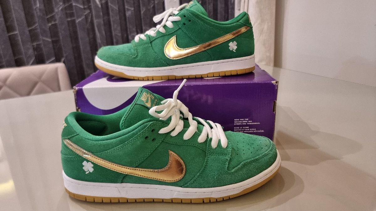 Tênis Nike Sb Dunk Low Pro Iso St. Patrick's Day | Tênis Masculino Nike ...