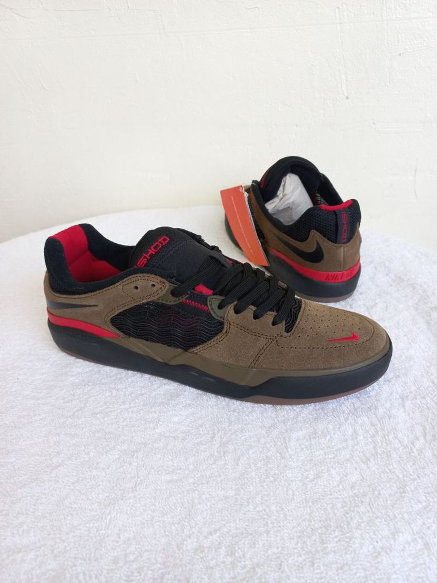 Tênis Nike Sb Ishod Wair Og Light Olive Pro Model Skate Collab | Tênis ...