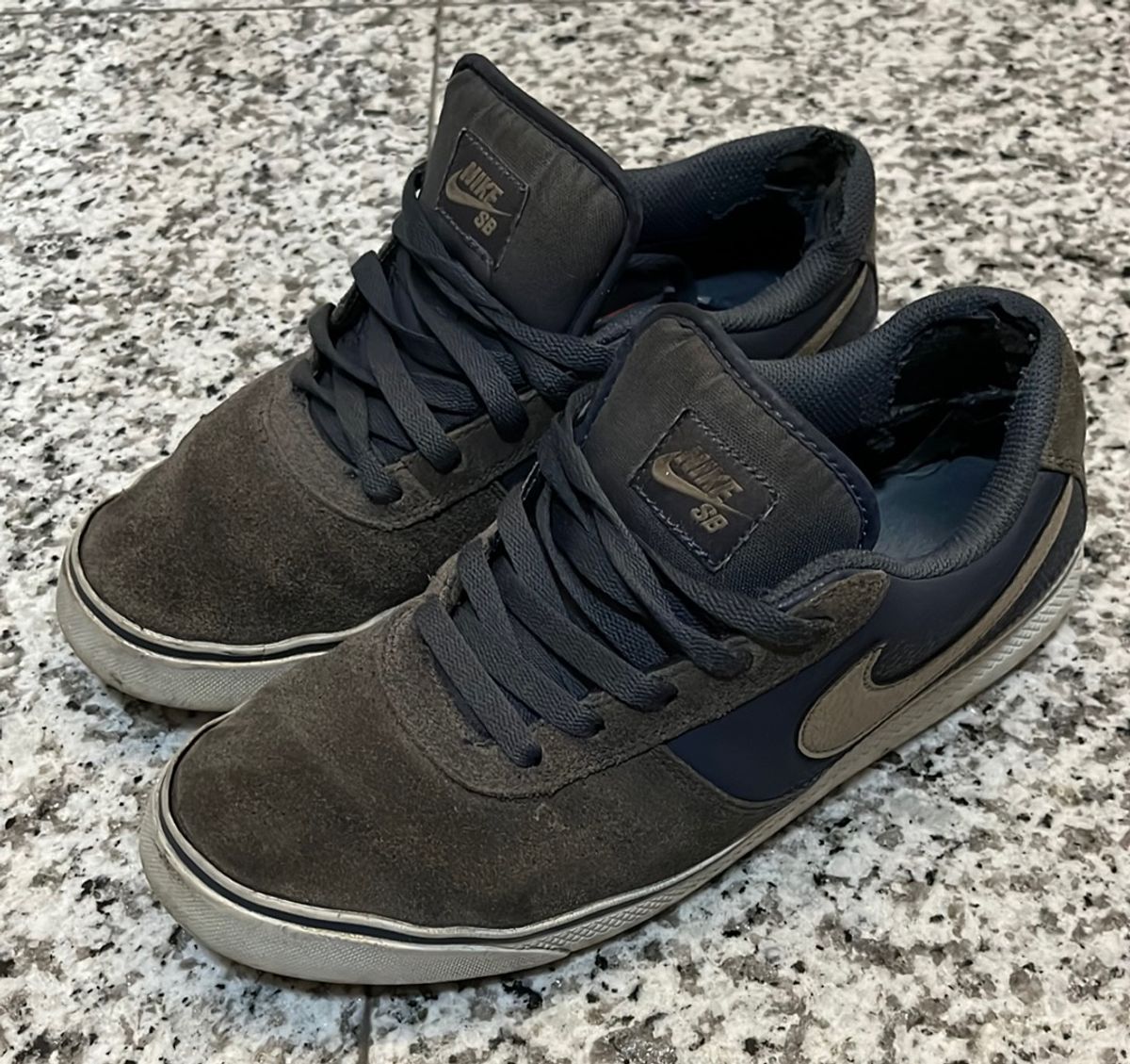 Tênis Nike Sb Original Azul Tamanho 40 | Tênis Masculino Nike Usado ...