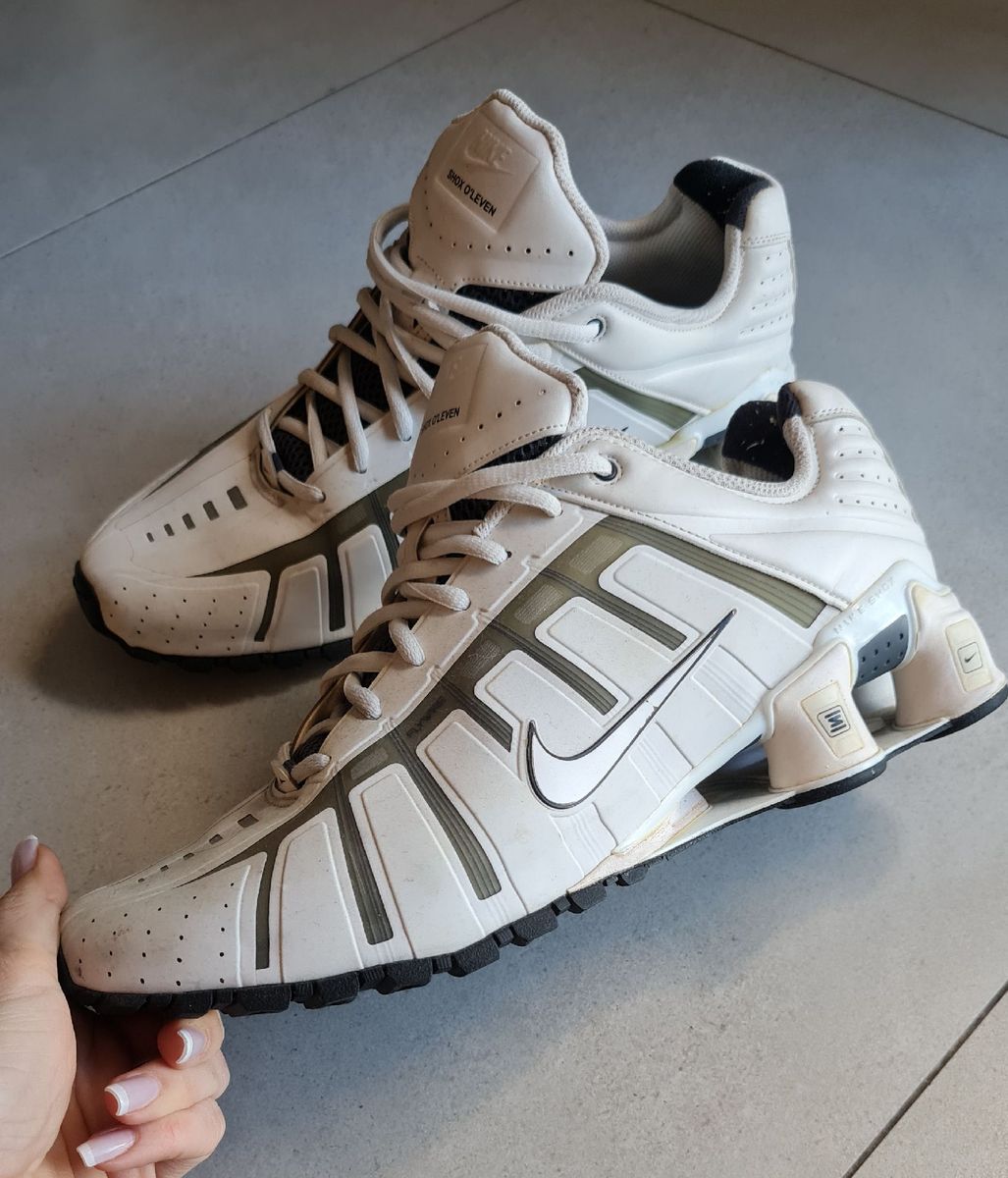Tenis Nike Shox 4 Molas Branco | Tênis Masculino Nike Usado 56884488 ...
