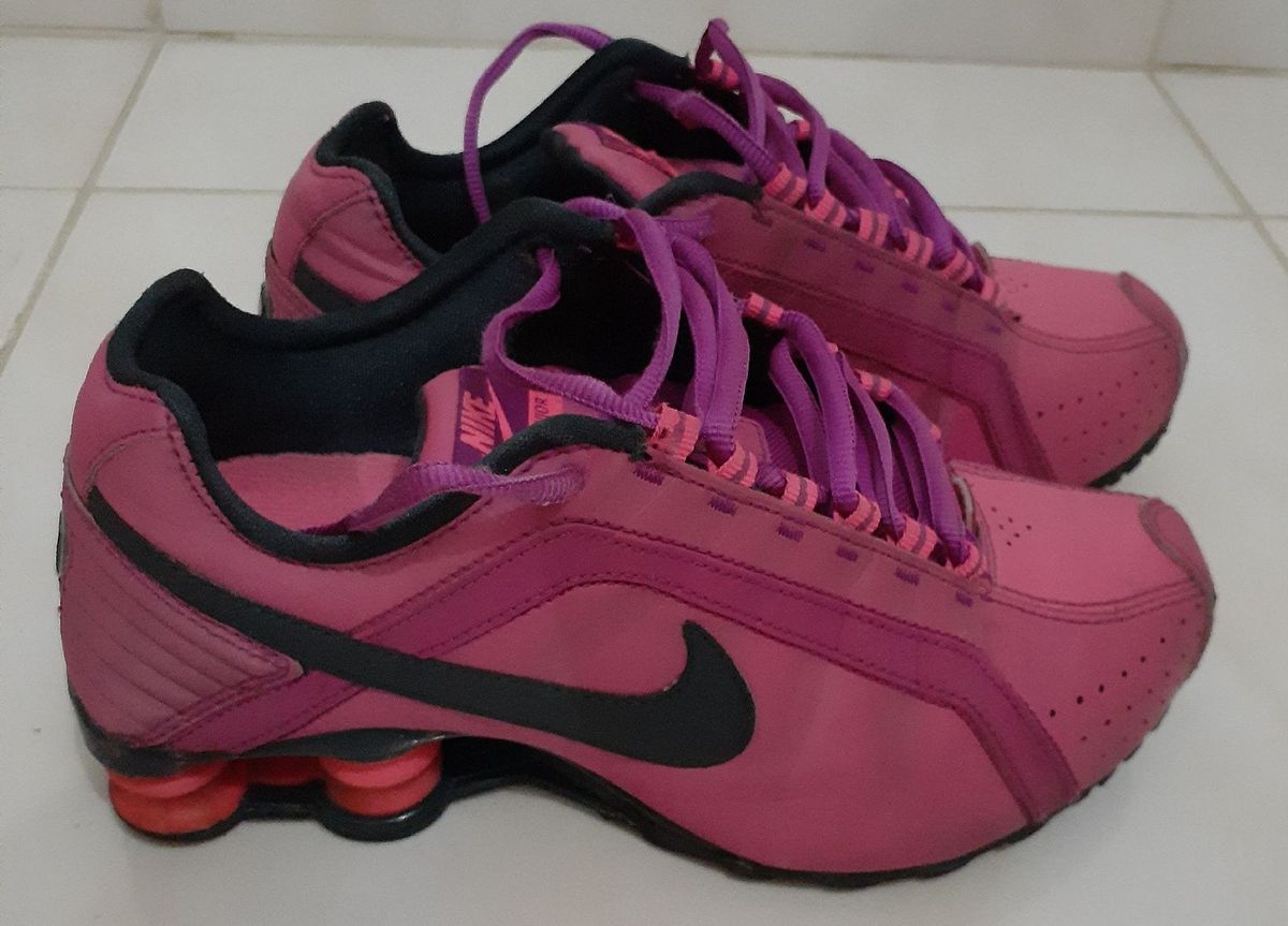 Tênis Nike Shox Original Rosa Pink Número 35 | Tênis Feminino Nike ...