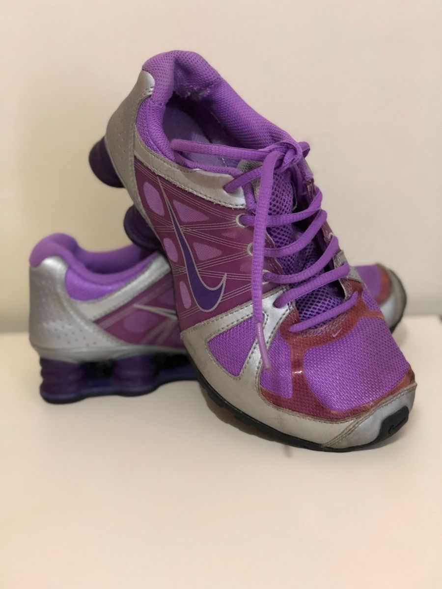 Tênis Nike Shox Roxo | Tênis Feminino Nike Usado 28165361 | enjoei