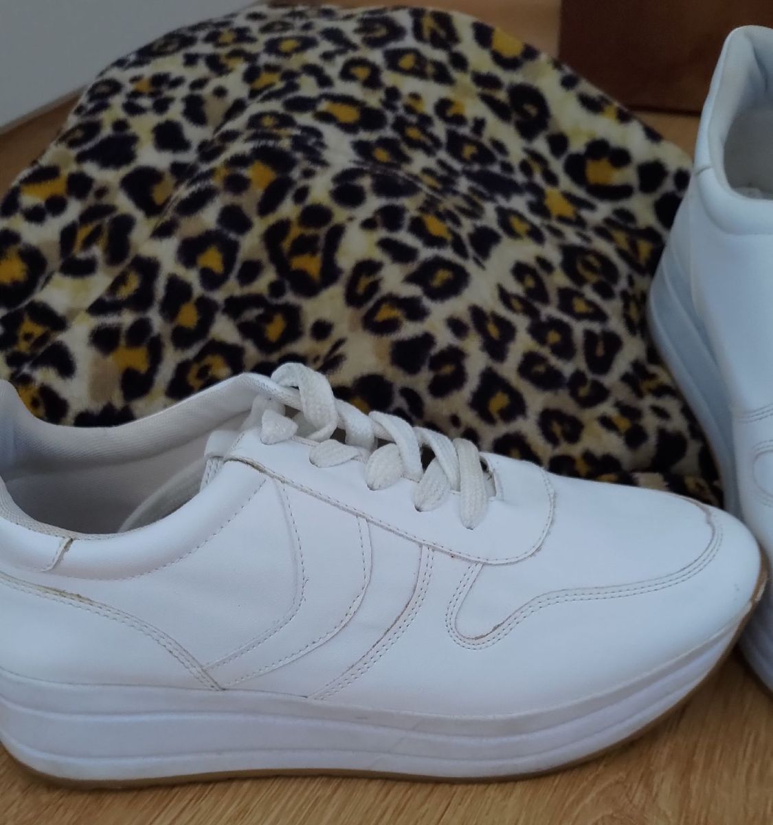 Tenis Off White Flatform Branco | Tênis Feminino Ana Mello Usado ...