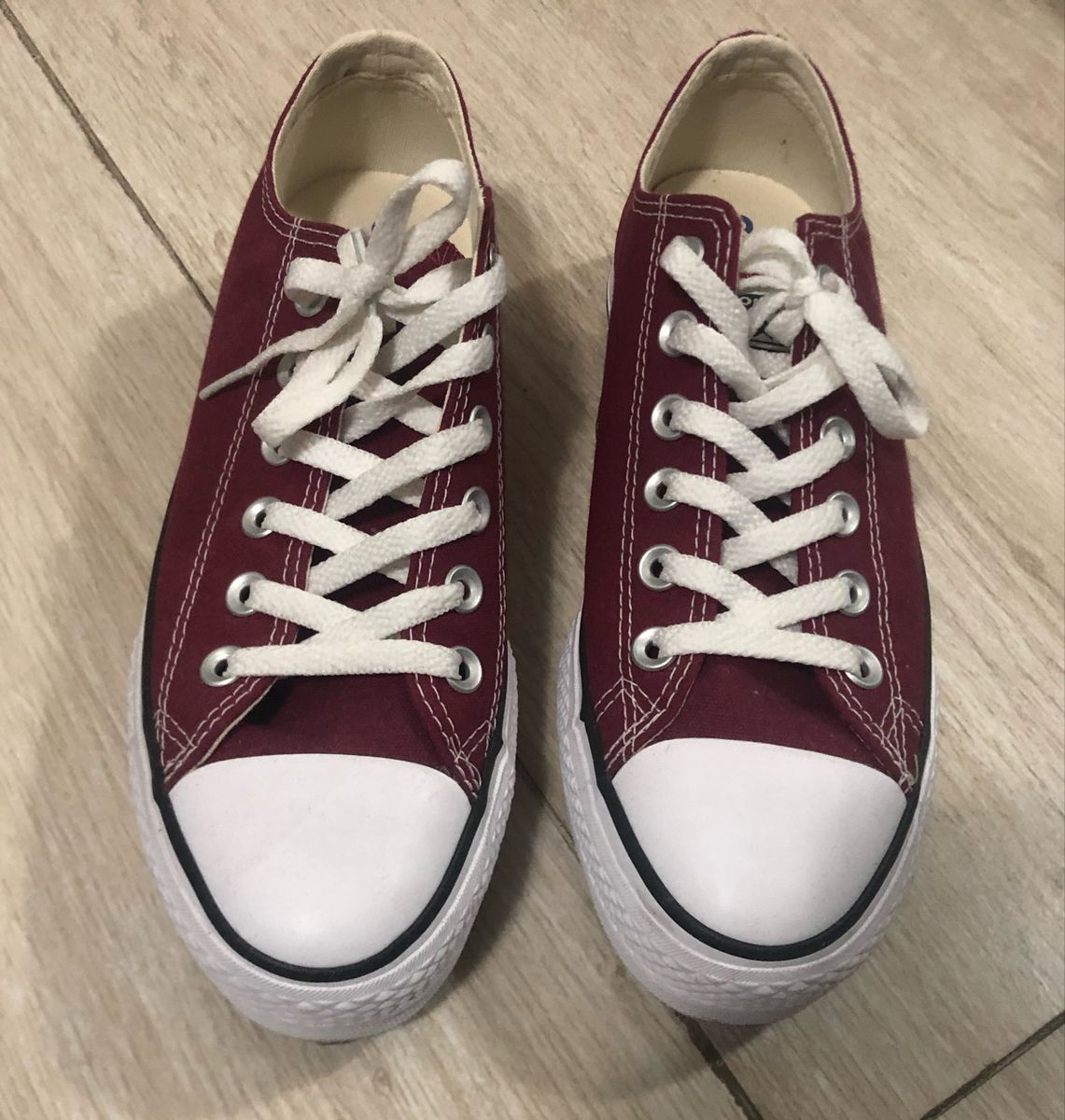 Tênis Original Converse All Star Vinho | Tênis Feminino All Star Nunca ...