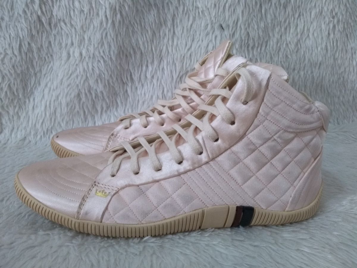 Tenis Osklen Feminino Cano Alto Rose | Tênis Feminino Osklen Usado ...