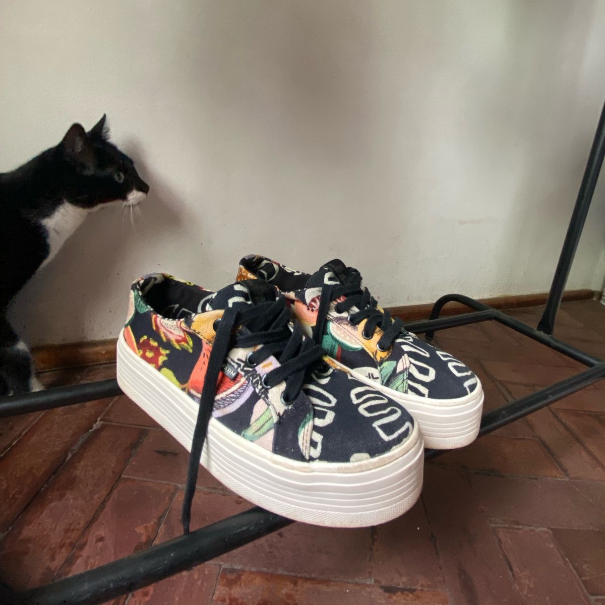 Tênis Plataforma Farm | Tênis Feminino Farm Usado 112321194 | enjoei