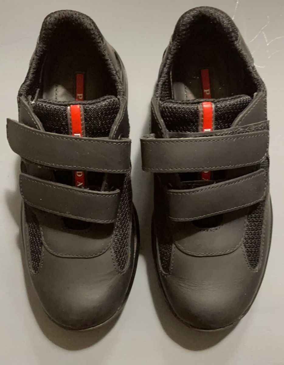 Tenis Prada Preto Infantil | Calçado Infantil para Meninos Prada Usado ...