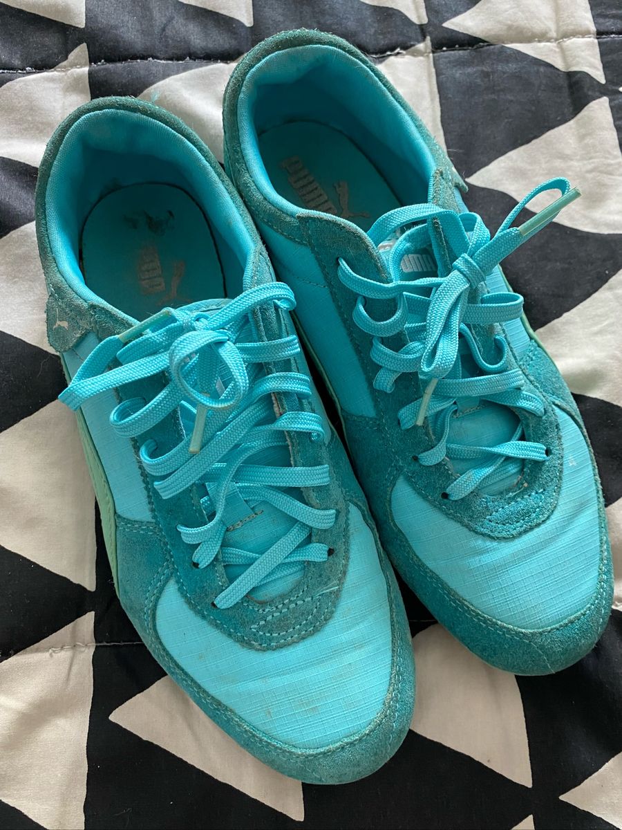 Tênis Puma Azul Turquesa | Tênis Feminino Puma Usado 67425067 | enjoei