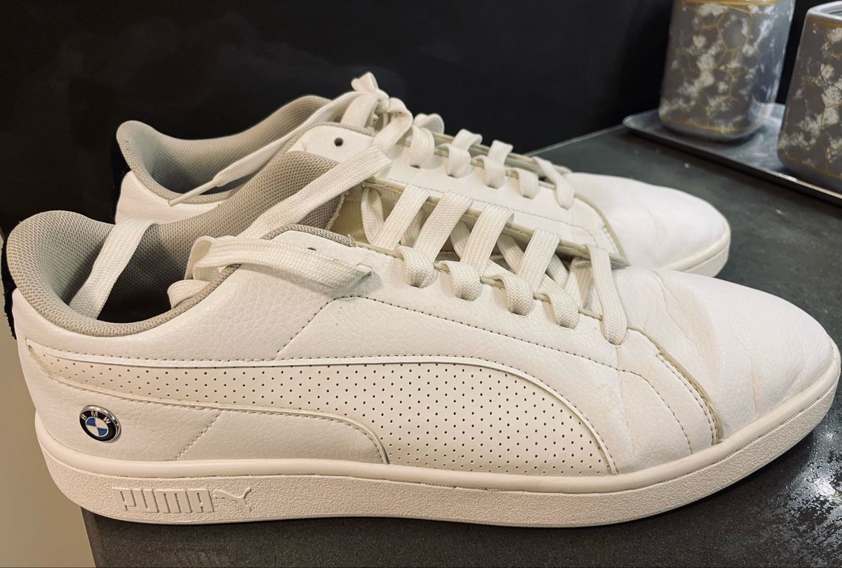 Tênis Puma Branco, Tamanho 44 , Colab Bmw. | Tênis Masculino Puma Usado ...