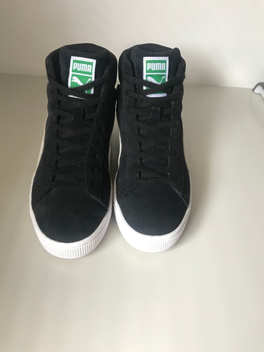 Tênis Puma Cano Alto Masculino - Suede Mid Xxi Preto | Tênis Masculino ...