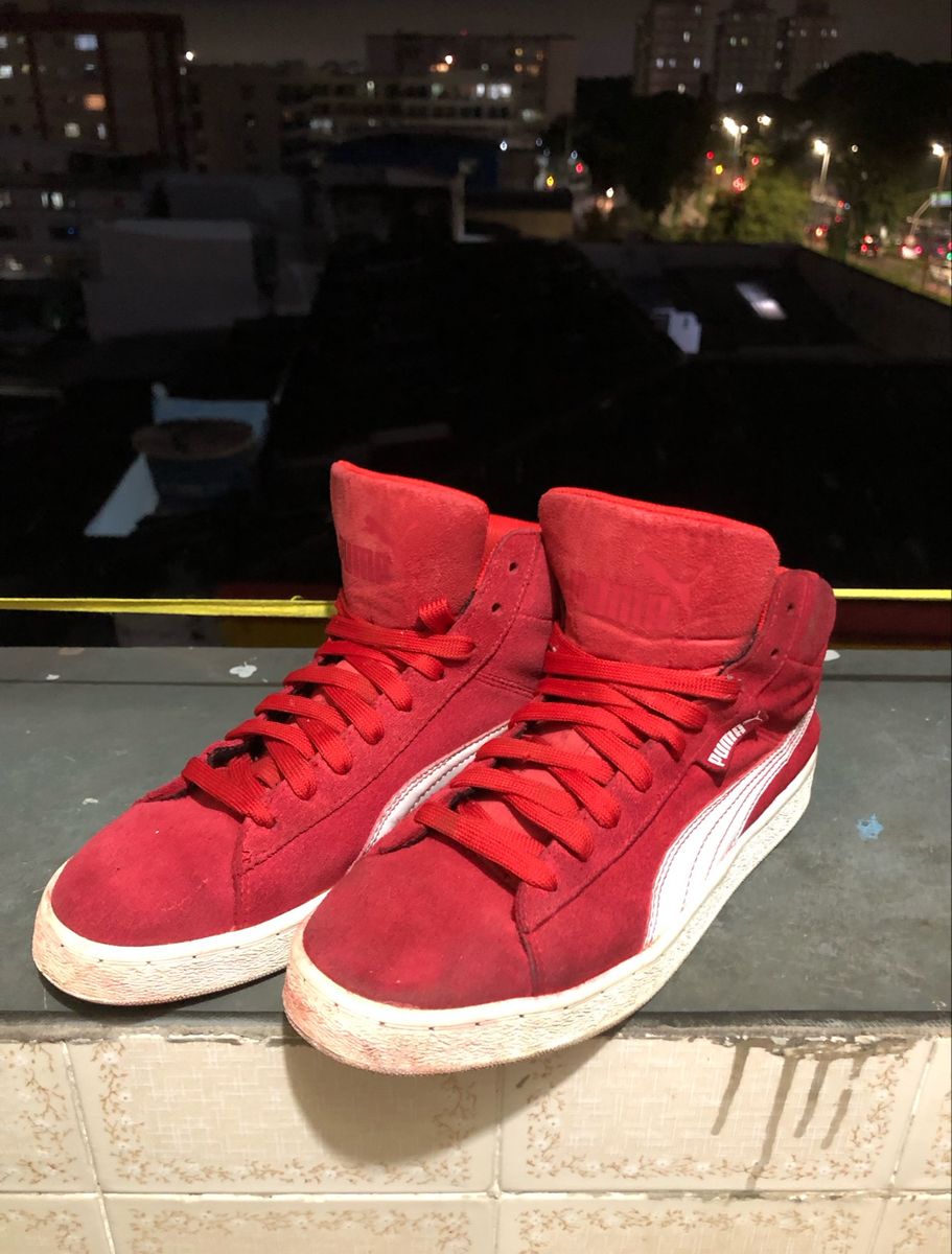 Tênis Puma Cano Alto Original | Tênis Masculino Puma Usado 81117644 ...