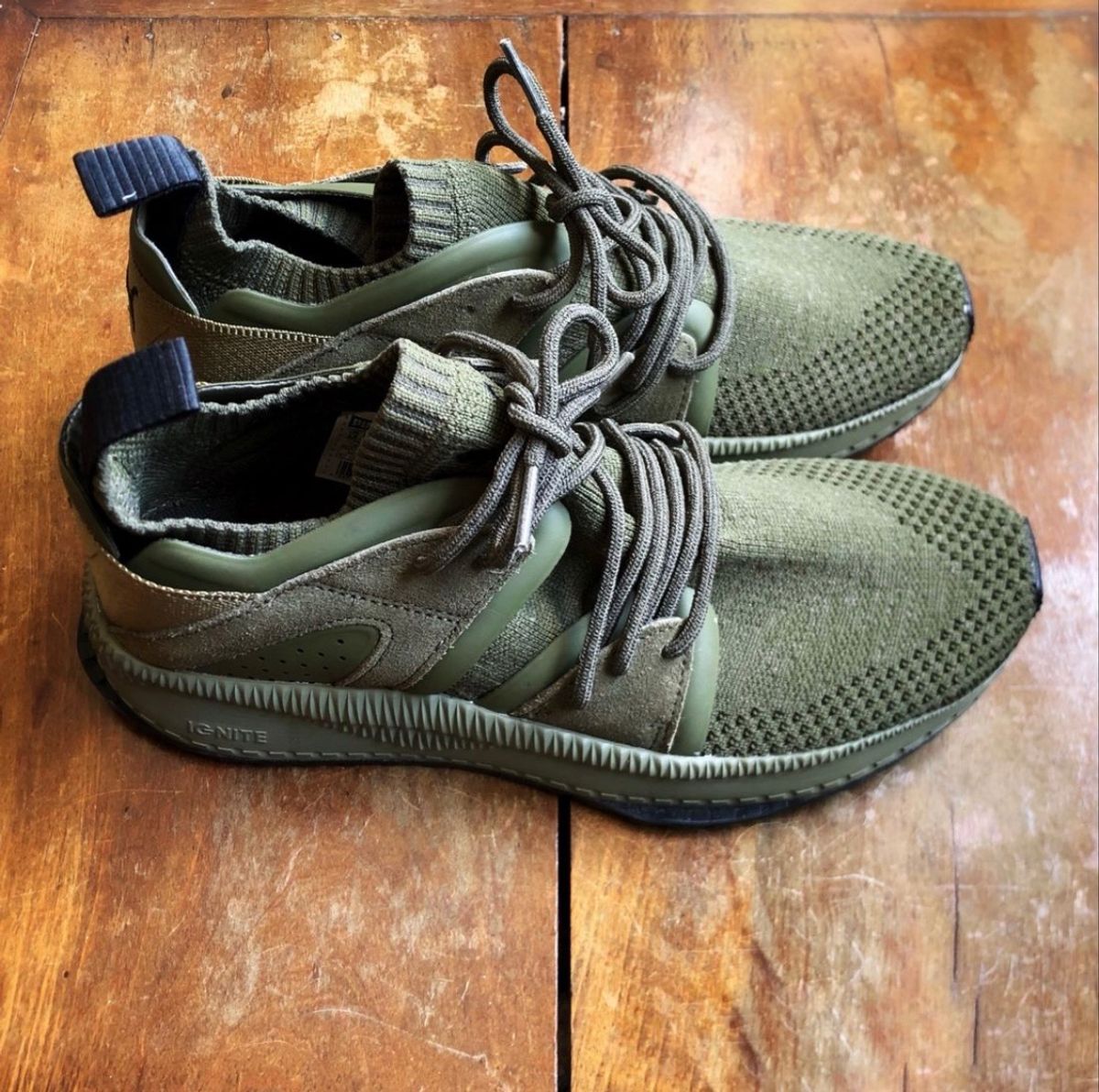 Tênis Puma Verde Militar 38 | Tênis Feminino Puma Nunca Usado 84055684 ...