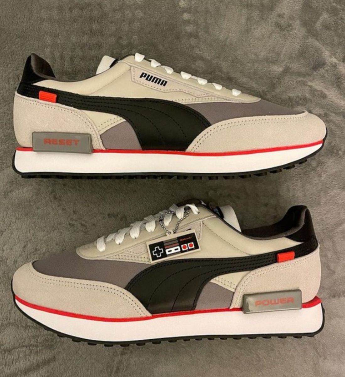 Tênis Puma X Nintendo Limitado Raro | Tênis Feminino Puma Nintendo ...