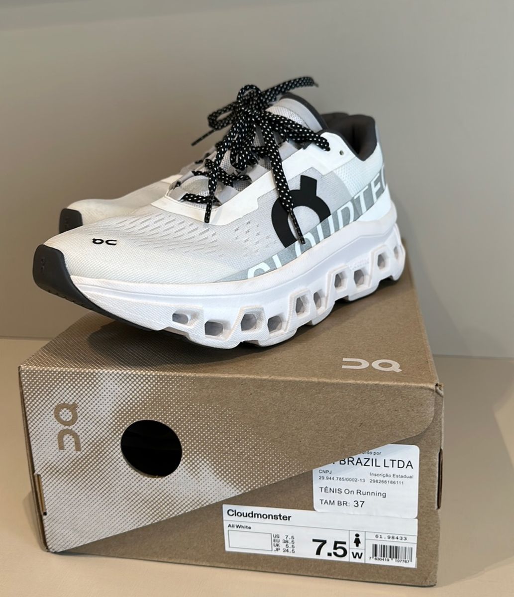Tênis Qc Cloudmonster Branco | Tênis Feminino Qc Usado 79440404 | enjoei