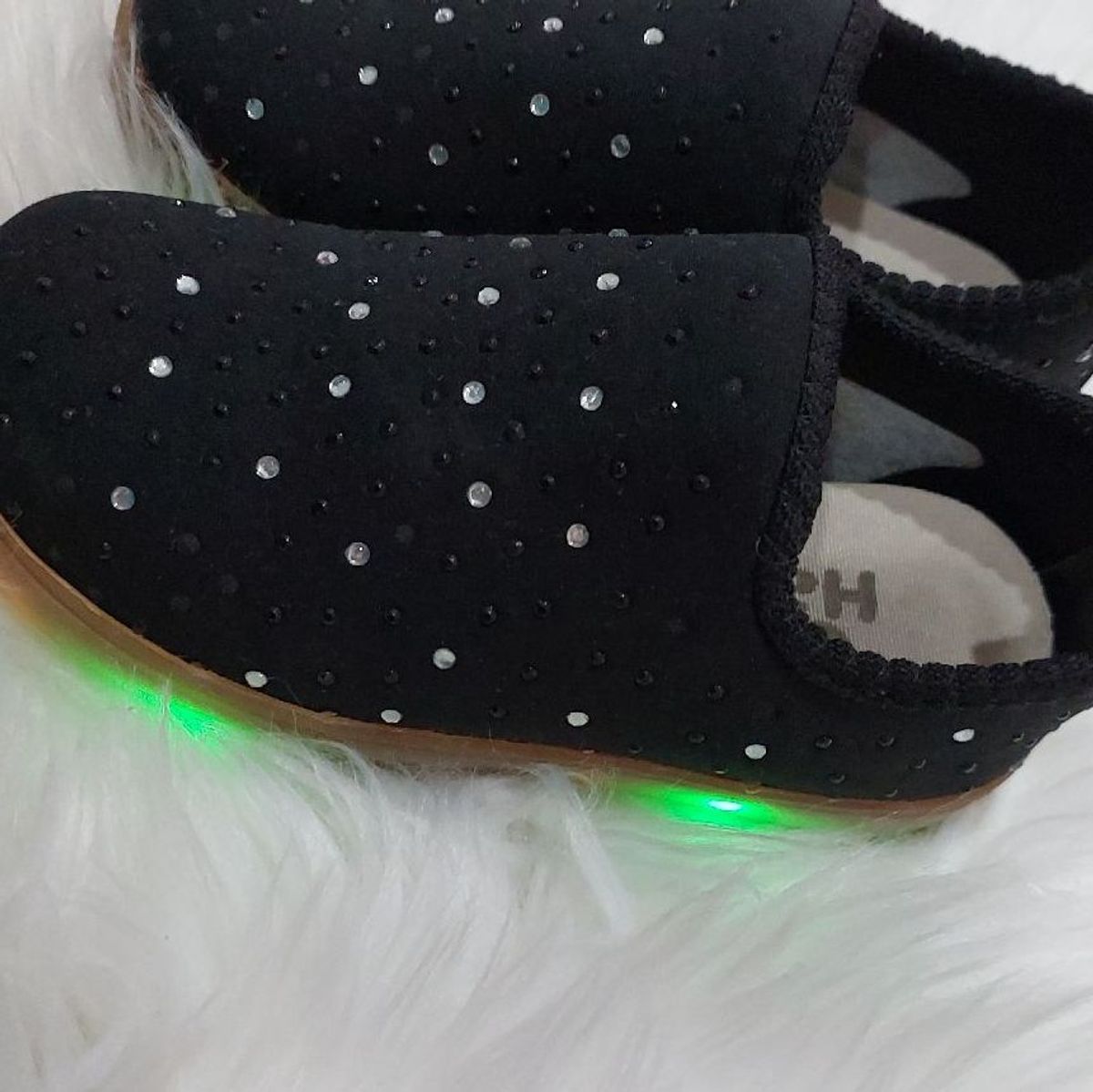 Tenis Que Acende Luz | Calçado Infantil para Meninas Baby Club Usado ...