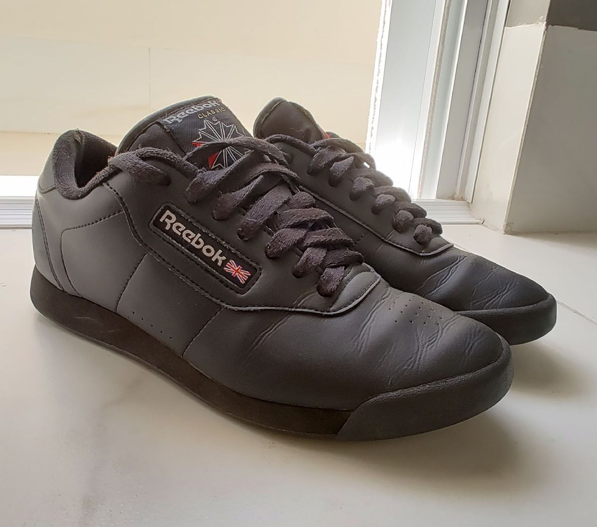 Tênis Reebok Princess Preto | Tênis Feminino Reebok Usado 84306934 | enjoei