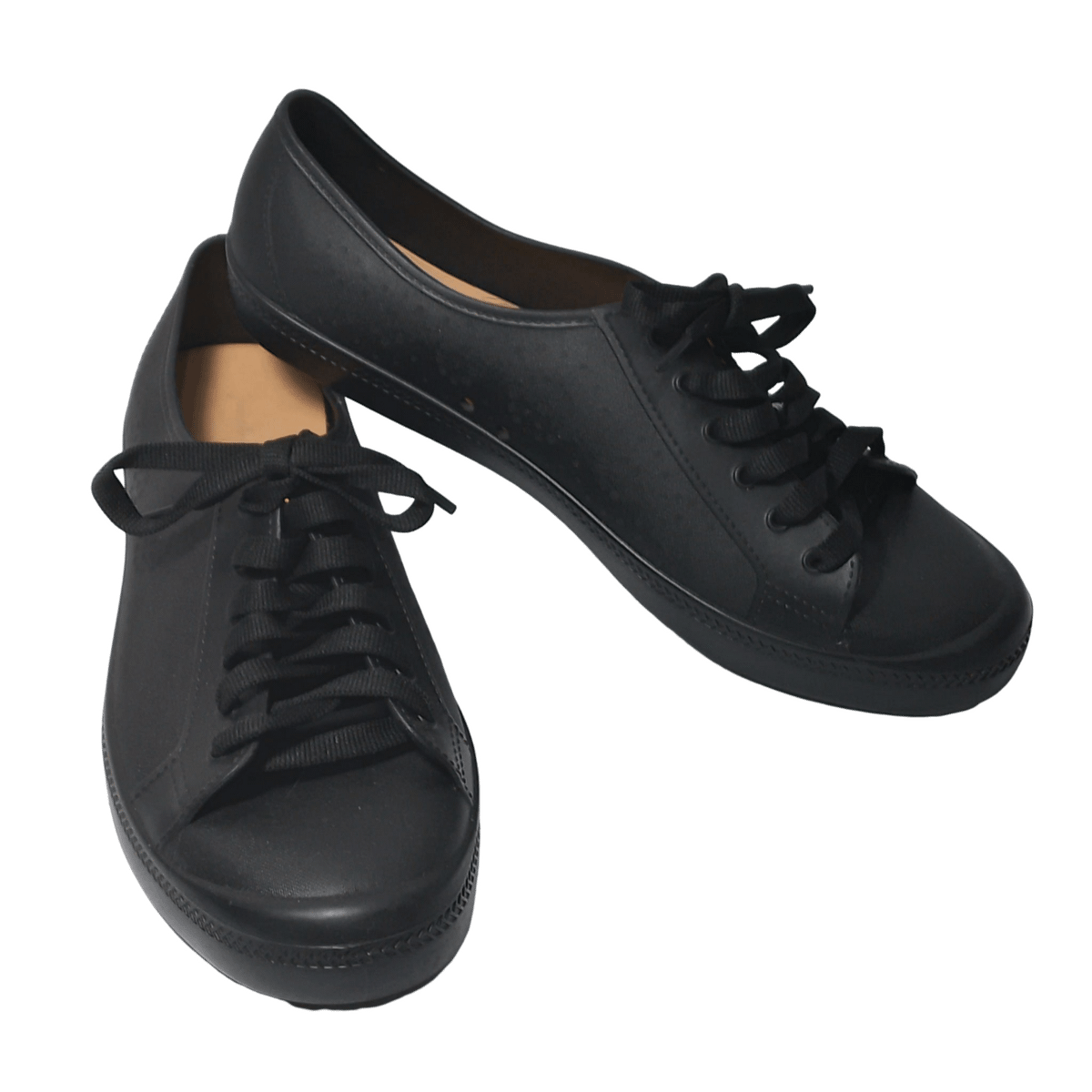 Tênis Root Preto com Detalhes de Pontinho de Flores Janahina Morena ...