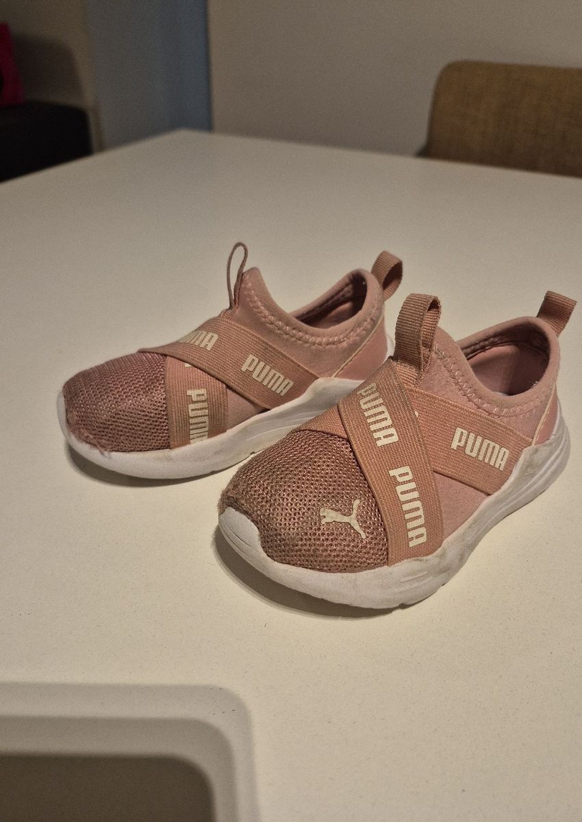 Tênis Rosa da Puma Tam 21 | Calçado Infantil para Meninas Puma Usado ...