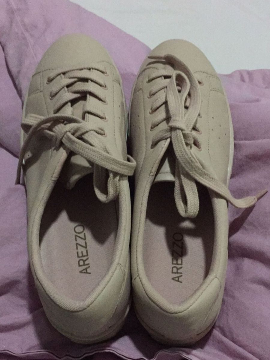 Tênis Rosa Seco | Tênis Feminino Arezzo Nunca Usado 20629735 | enjoei