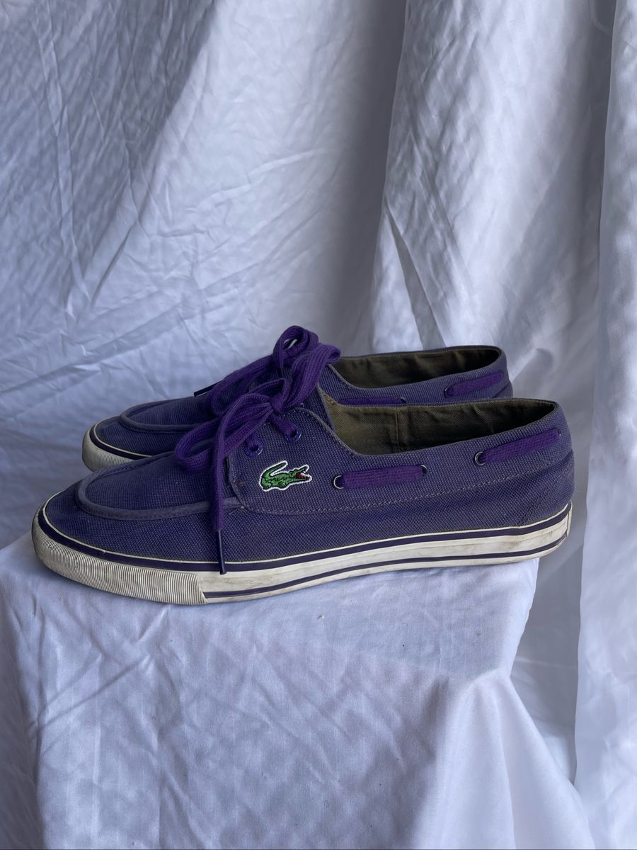 Tenis Roxo Lacoste | Tênis Masculino Lacoste Usado 67269425 | enjoei
