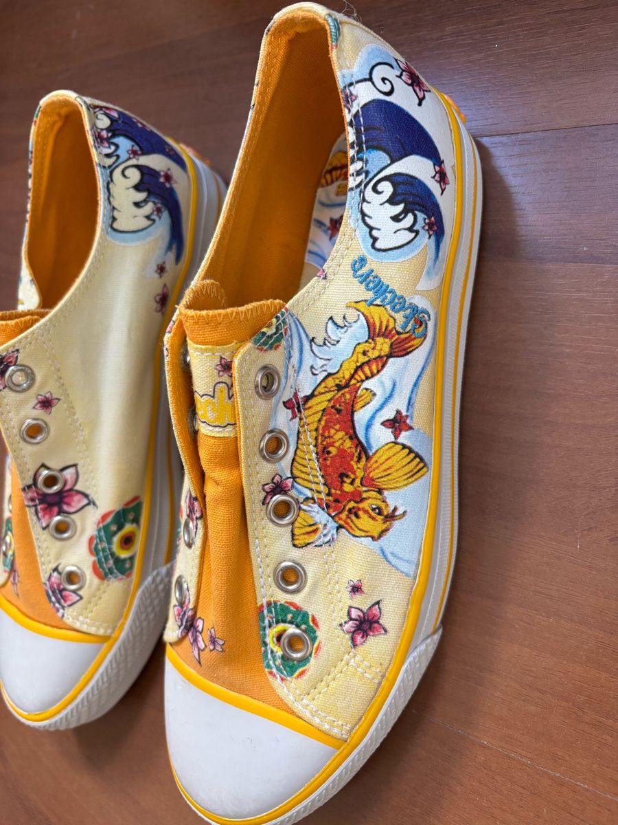 Tênis Skechers Ed Hardy Carpa 36 | Tênis Feminino Skechers Nunca Usado ...