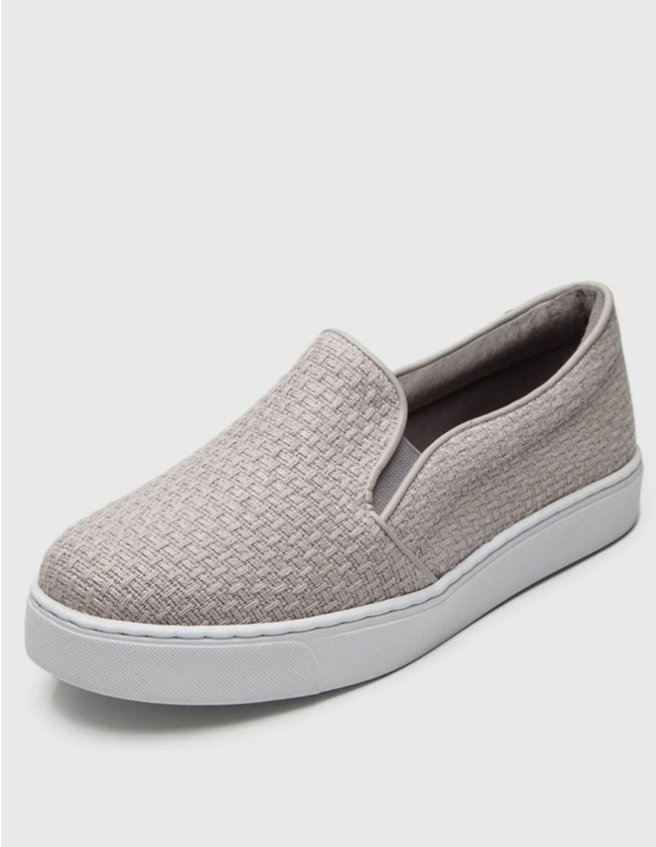 Tênis Slip On Cinza Santa Lolla | Tênis Feminino Santa Lolla Usado ...