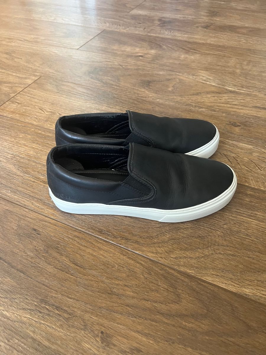 Tênis Slipon de Couro Marca True Ability Equus | Tênis Feminino True ...