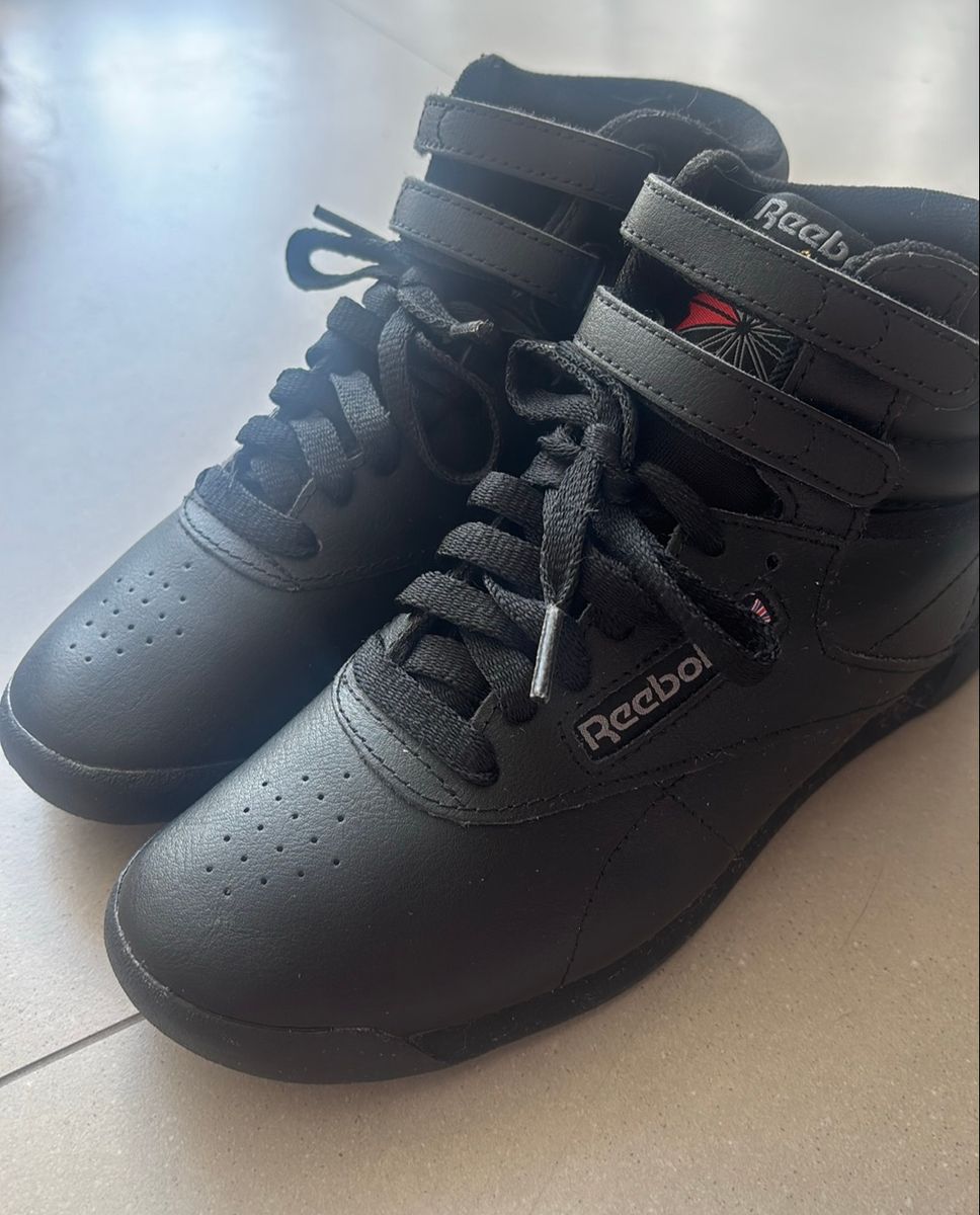 Tênis Sneaker Reebok Fs Hi - Preto | Tênis Feminino Reebok Nunca Usado ...