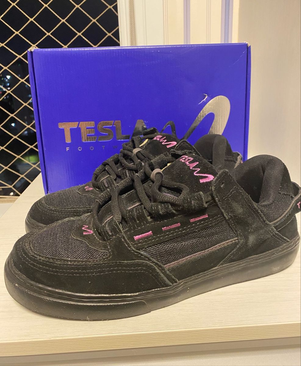 Tenis Tesla Coil Roxo Refletivo | Tênis Feminino Tesla Usado 80029436 ...