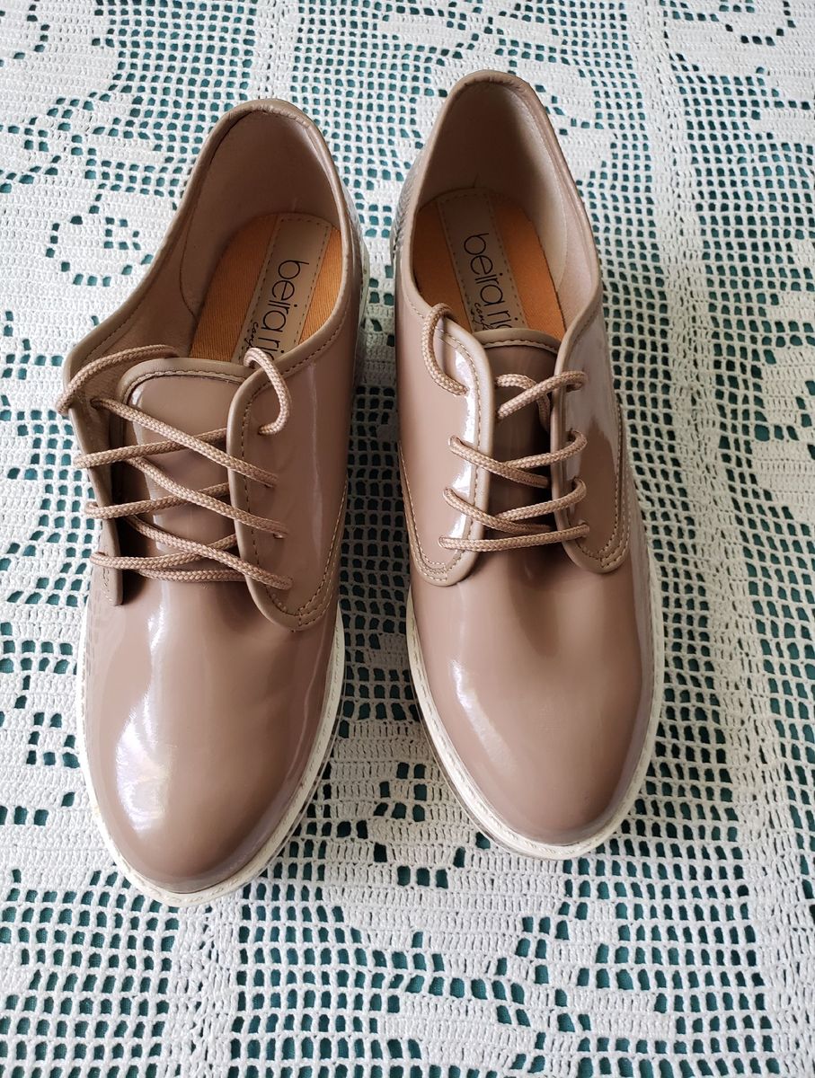 Tênis Ultra Conforto Beira Rio Verniz | Tênis Feminino Beira Rio Usado ...