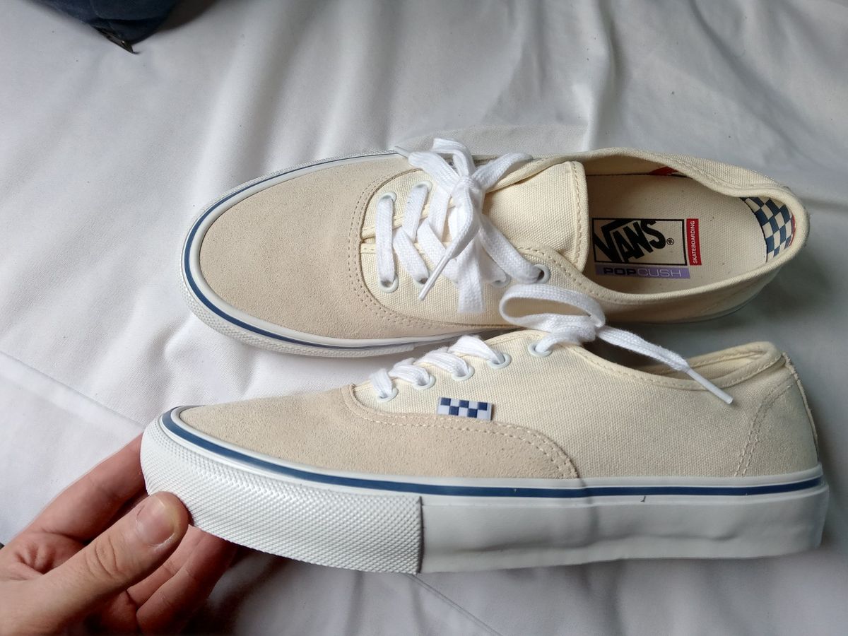 Tênis Vans Authentic Pro Bege | Tênis Masculino Vans Usado 85286133 ...