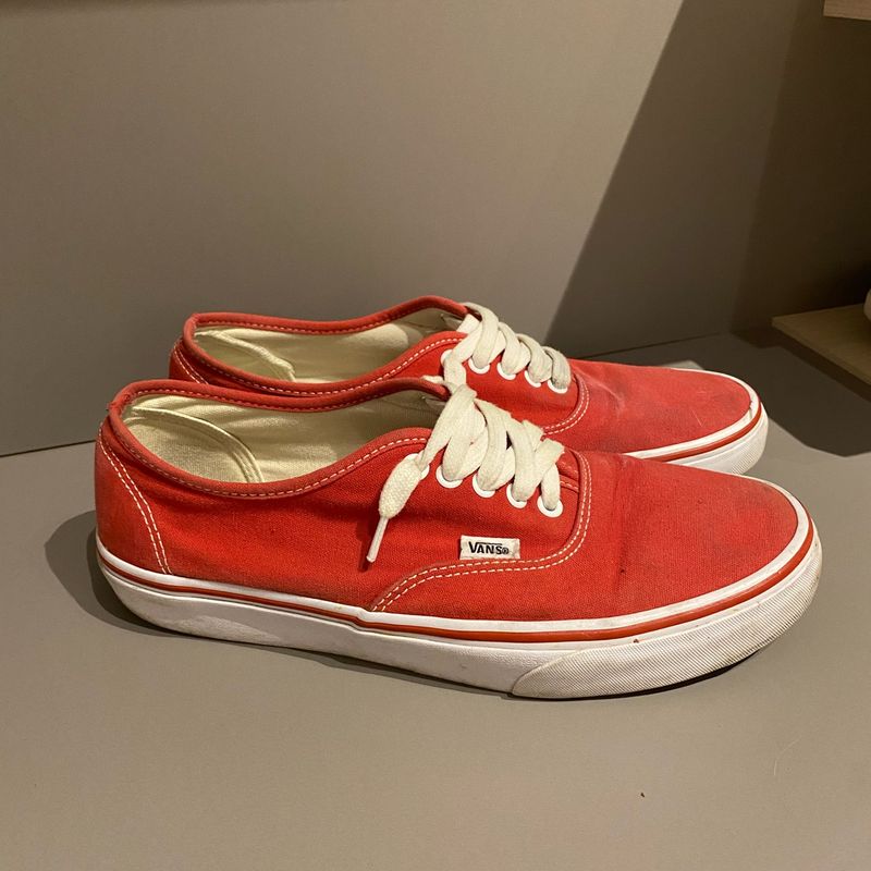 Vans Authentic Vermelho Tenis Vans Authentic Vn000ee3red VermelhoVANS