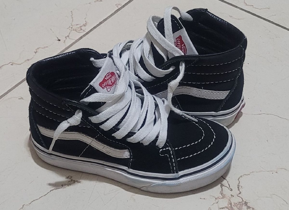 Tênis Vans Botinha Tam 27 | Calçado Infantil para Meninos Vans Usado ...