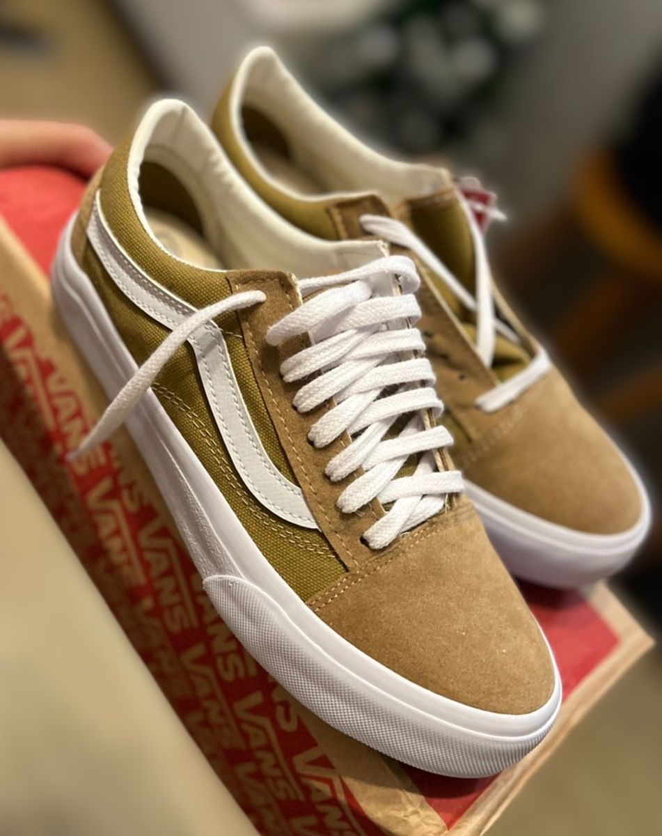Tenis Vans Caramelo Old Skool | Tênis Feminino Vans Nunca Usado ...
