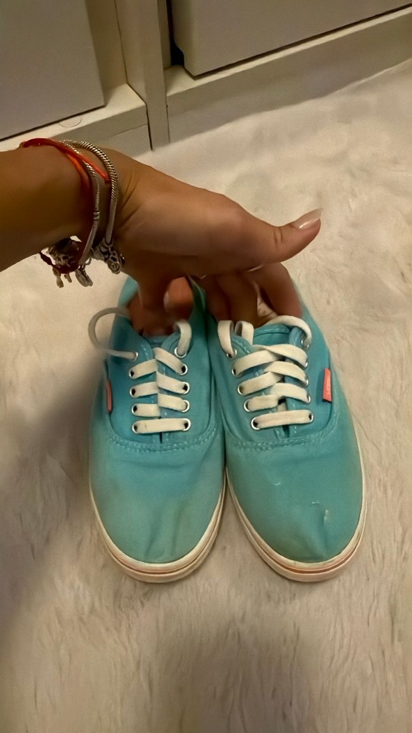 Tênis Vans Feminino Azul Turquesa | Tênis Feminino Vans Usado 134503495 ...