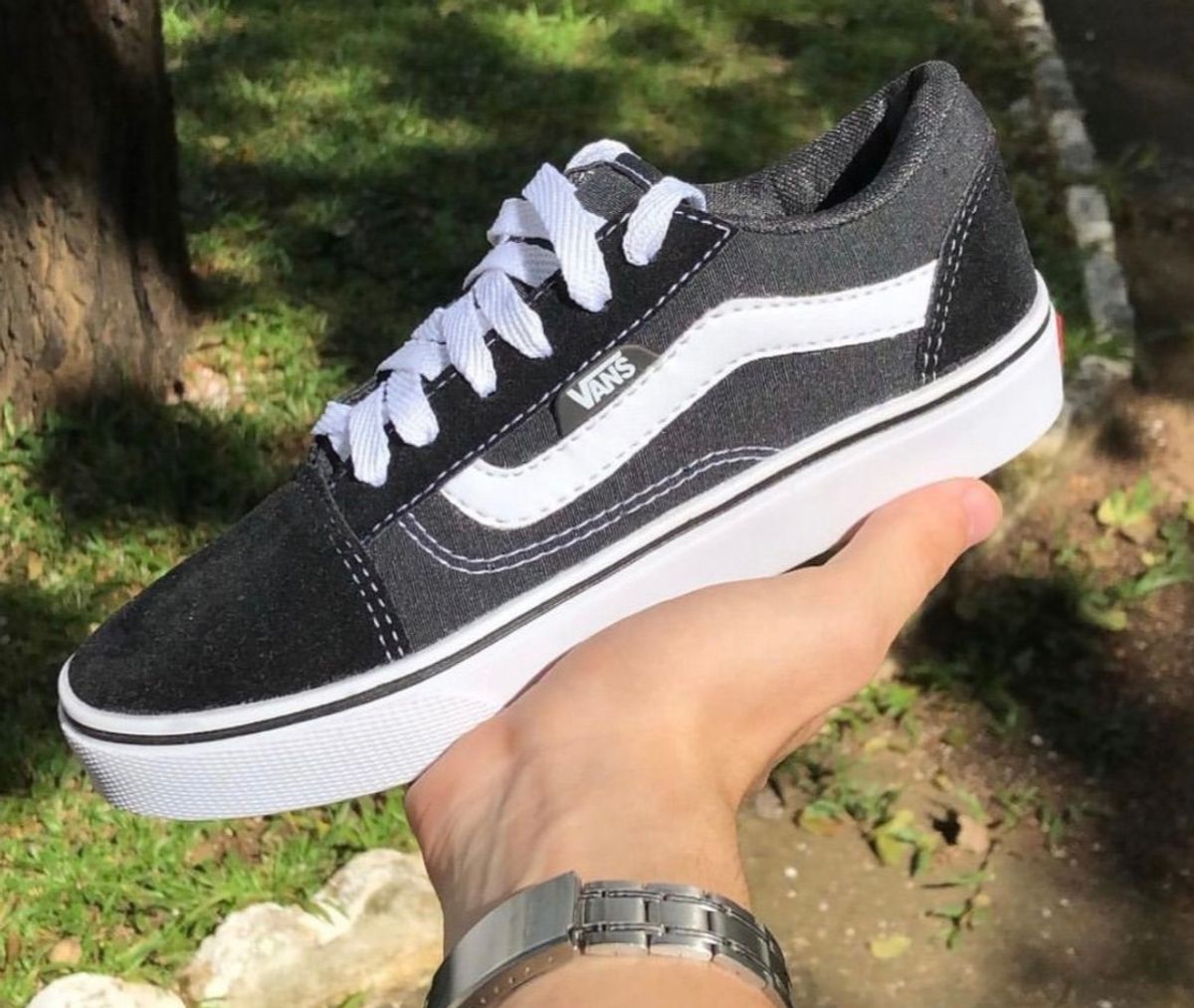 Tenis Vans Old School Retro | Tênis Feminino Vans Usado 79419181 | enjoei