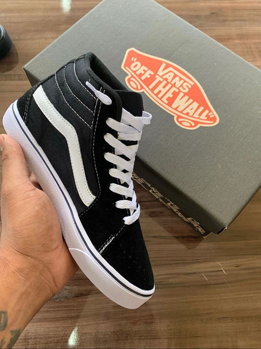 Tênis Vans Old Skool Botinha Preto 36 | Tênis Feminino Vans Nunca Usado ...