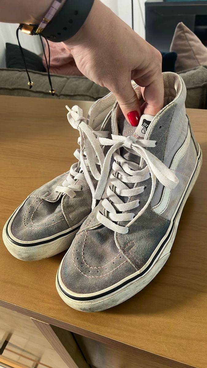 Tênis Vans Old Skool Hi | Tênis Feminino Vans Usado 106743200 | enjoei