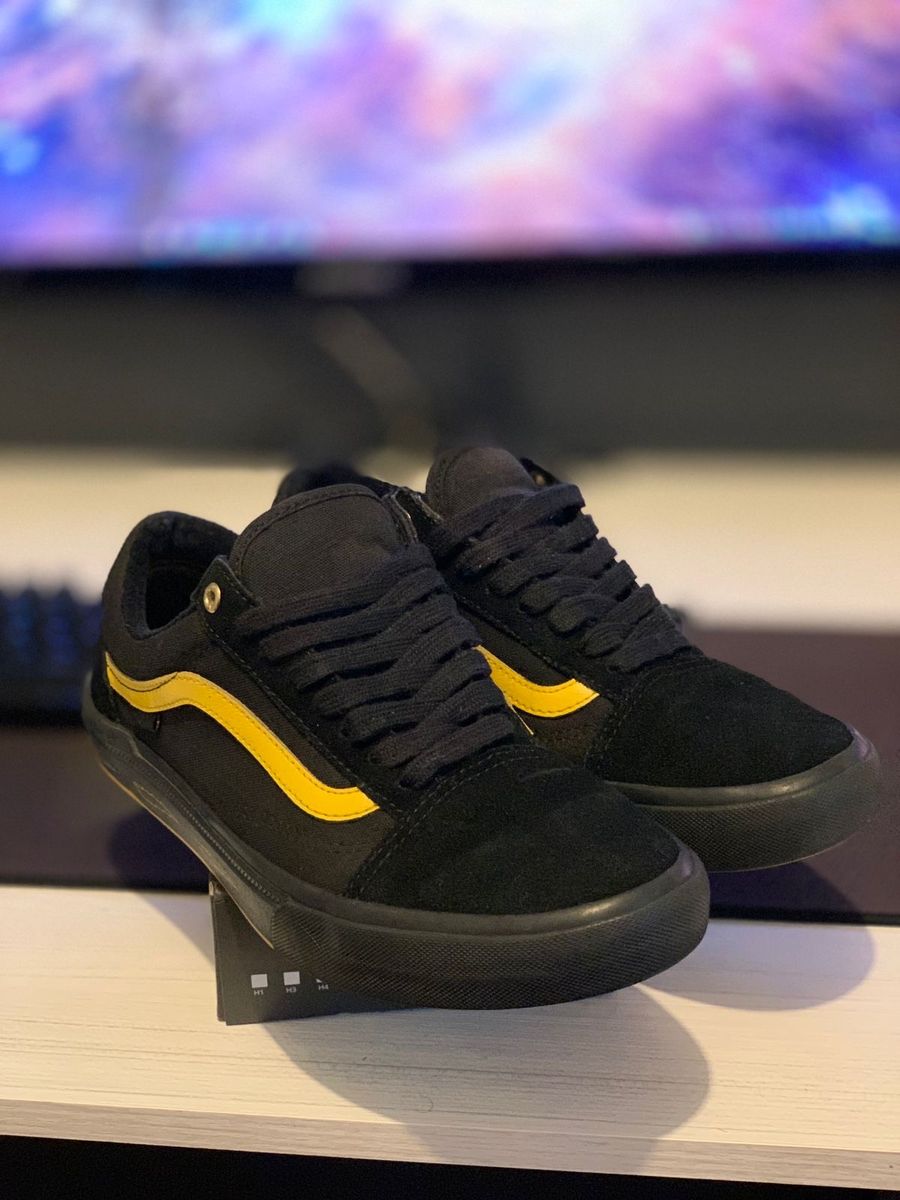 Tênis Vans Old Skool Pro Bmx Larry Edgar Amarelo! | Tênis Masculino ...