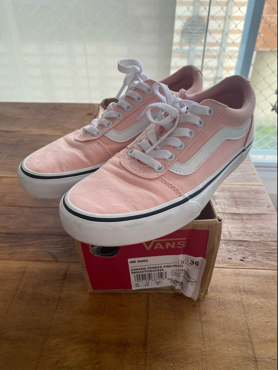 Tênis Vans Rosa | Tênis Feminino Vans Usado 82309491 | enjoei