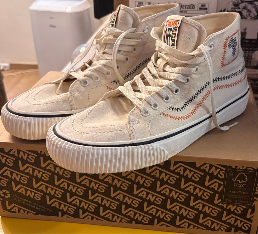 Tênis Vans Sk8-hi Decon Vr3 Sf Juju Surf Club Collab Marshmallow ...