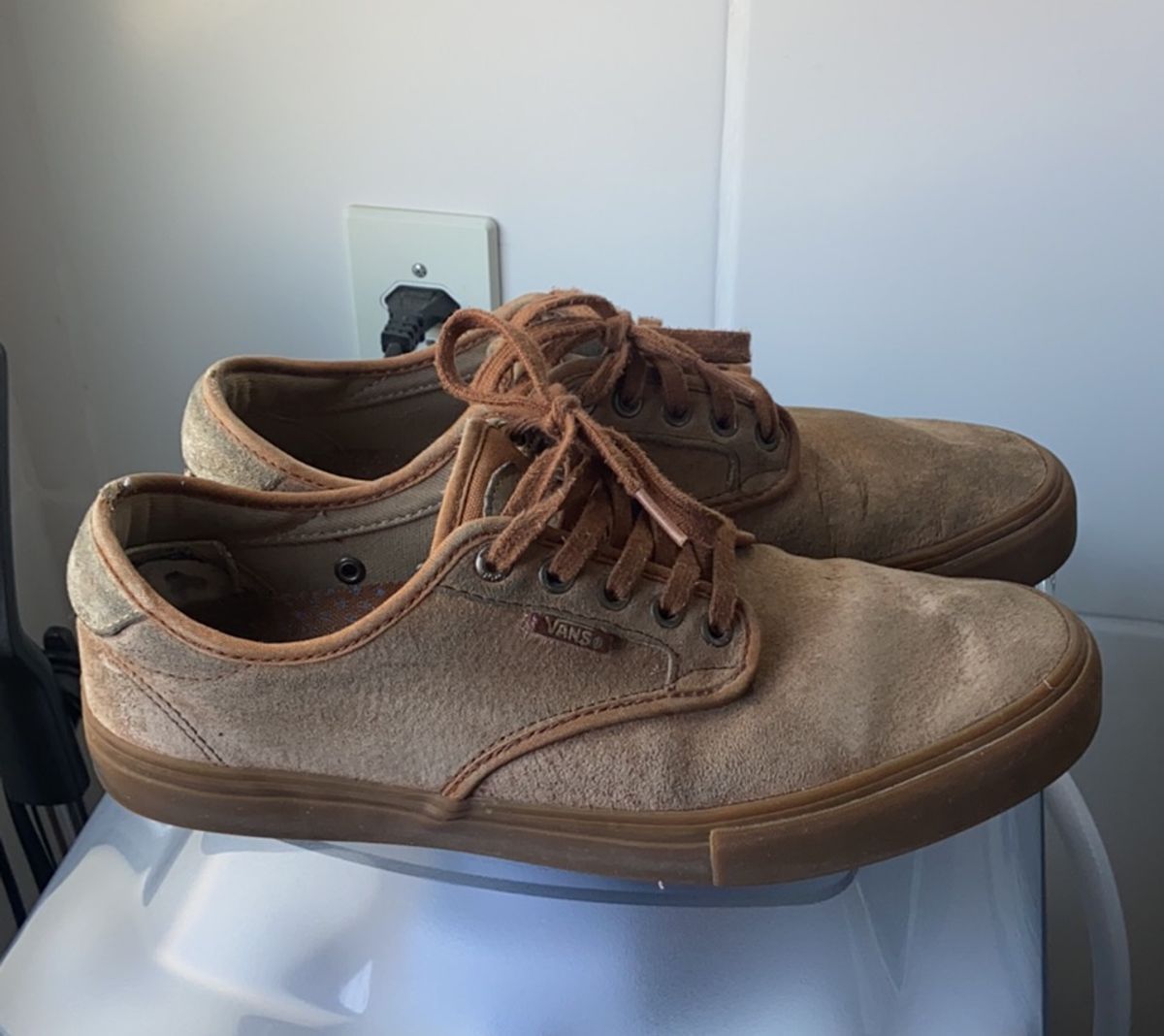 Tenis Vans Textura Camurça | Tênis Masculino Vans Usado 45452051 | enjoei