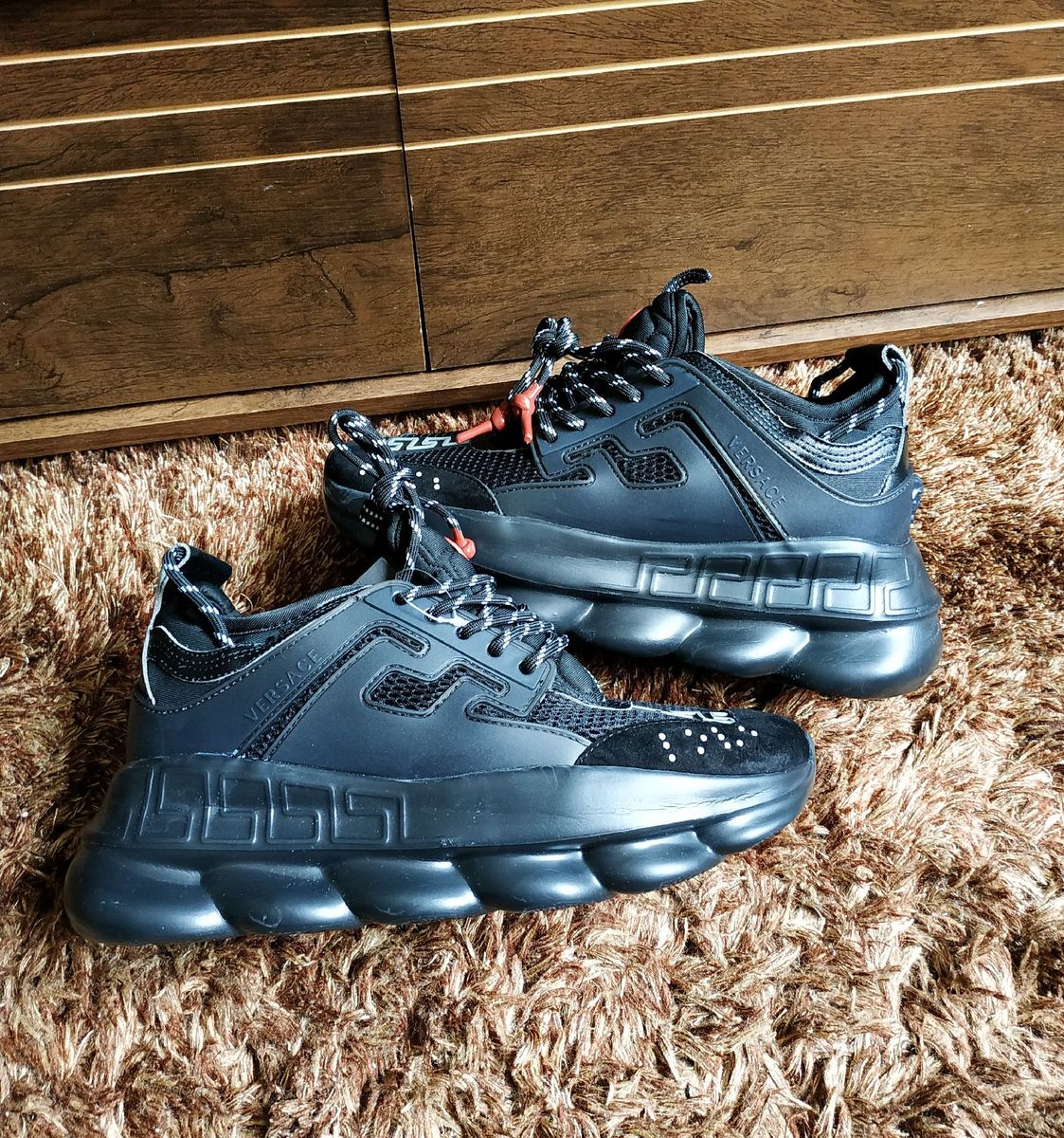 Tênis Versace Chain React Top Pronta Entrega | Tênis Masculino Versace ...