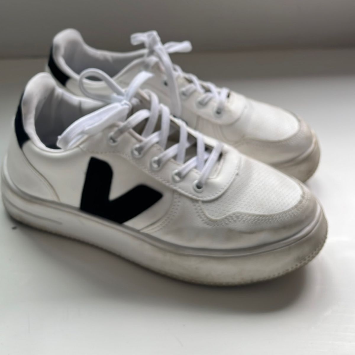 Tenis Vert Preto Plataforma | Tênis Feminino Vert Usado 78176326 | enjoei