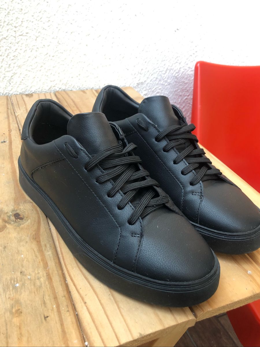 Tenis Zara All Black | Tênis Feminino Zara Usado 74599606 | enjoei