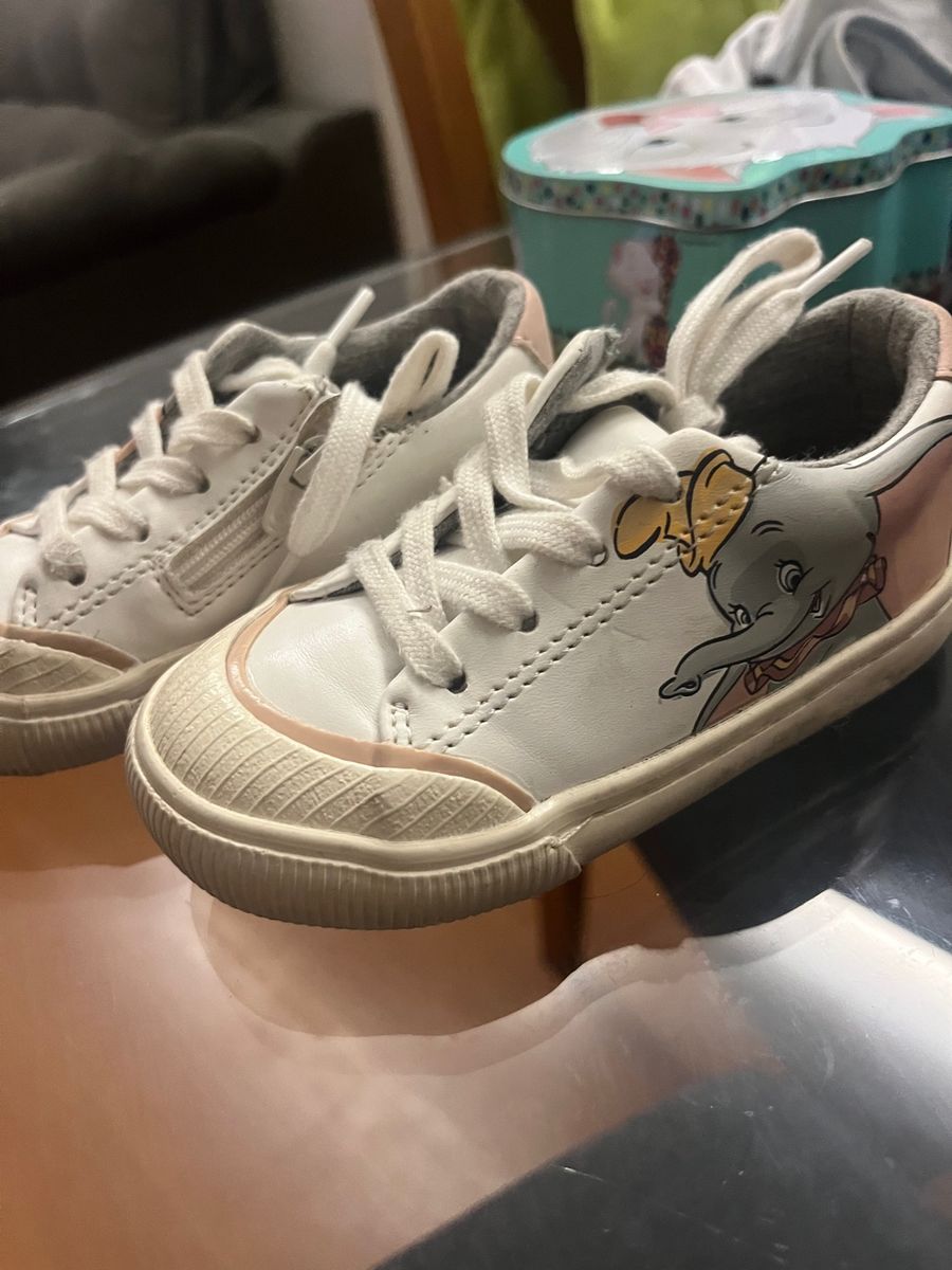 Tênis Zara Dumbo Tamanho 21 | Calçado Infantil para Meninos Zara Usado ...