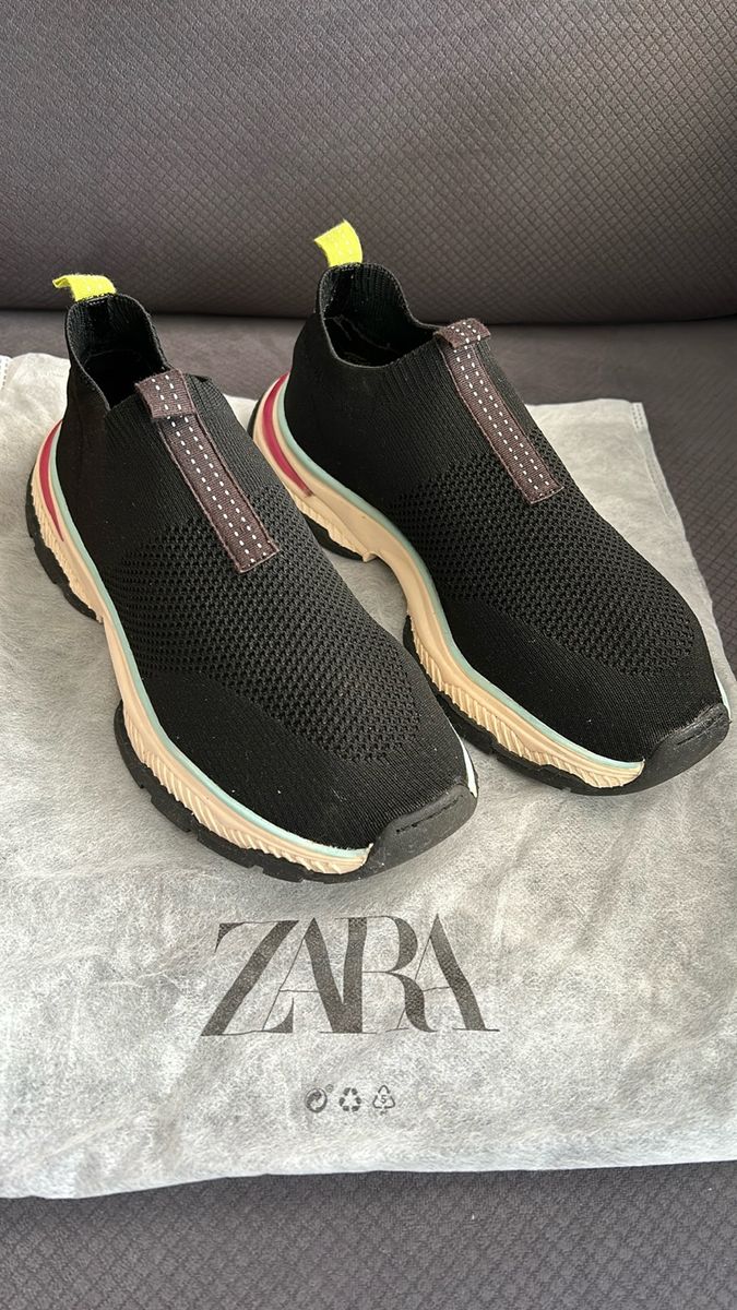 Tênis Zara Novo | Tênis Feminino Zara Nunca Usado 104892989 | enjoei