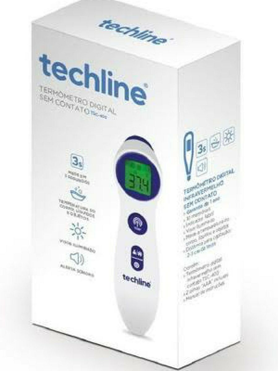 Termômetro Digital sem Contato Techline Semi Novo | Item Info & Eletro Techline Nunca Usado ...
