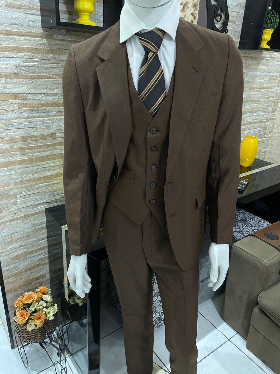 Terno Completo Lindíssimo,marca Camelo Tam 50! | Blazer Masculino ...
