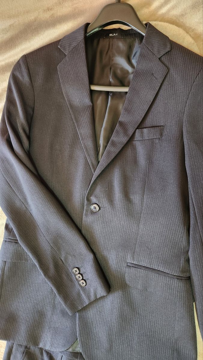 Terno Masculino Slim Tevah | Blazer Masculino Tevah Usado 90032916 | enjoei